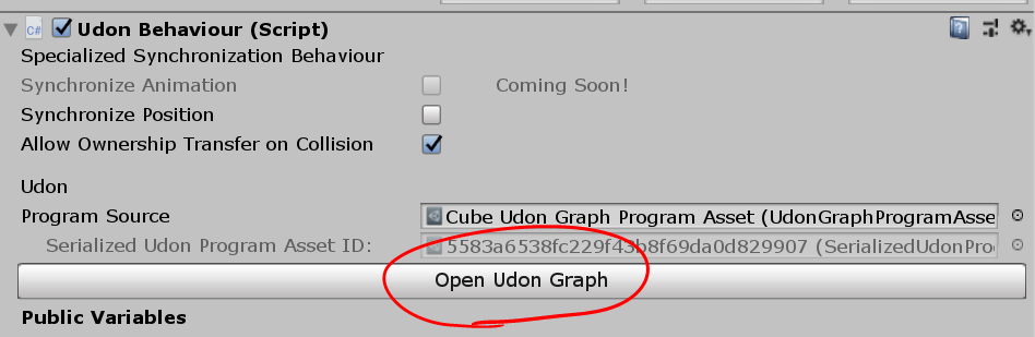 初めての Udon コンポーネント - udon.mochizuki.moe